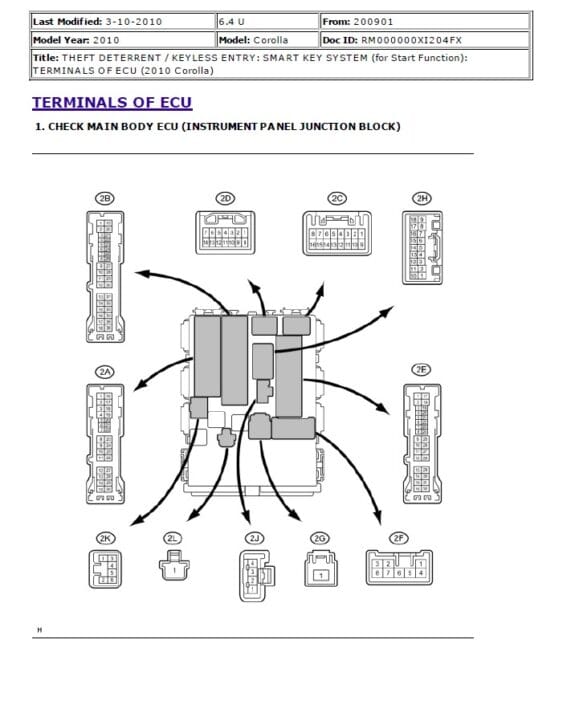 MANUAL DE SERVIÇO – Toyota Corolla (2009-2012 2AZ-FE, 2ZR-FE) – WEB ...