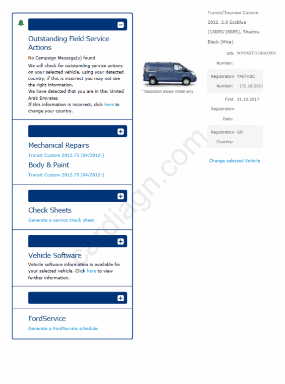 MANUAL DE SERVIÇO – Ford Transit 2.0L (2012-2019) – WEB AUTOMOTIVO