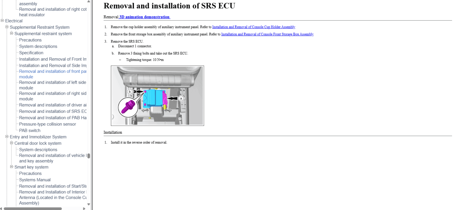 MANUAL DE SERVIÇO – BYD Dolphin 2024 (Maintenance Manual RHD) – WEB ...
